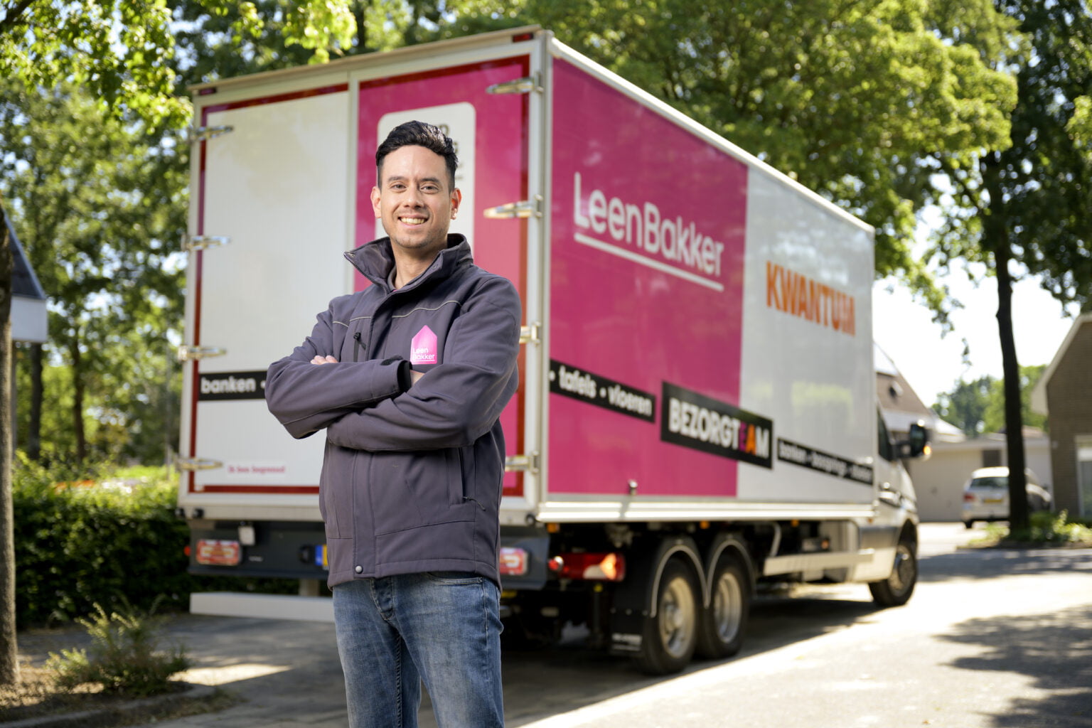 Landingspagina bezorger bij Leen Bakker en Kwantum - Leen Bakker